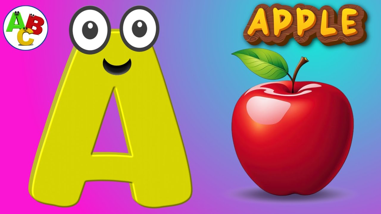 ABC Song for Kids | A is for Apple 🍎🎶| A aa Apple 🍏| Alphabet Song 🎵🎵 ...