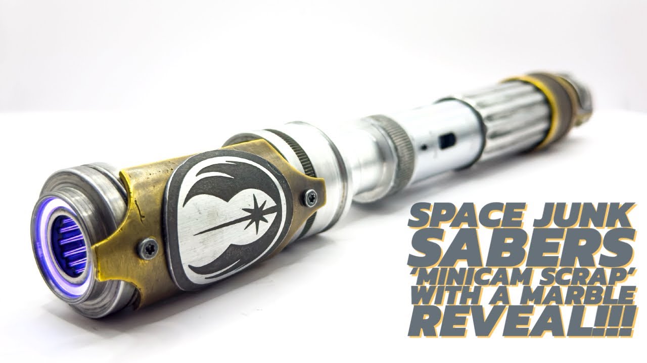 Space Junk Sabers ‘Minicam Scrap’ With a removable Marble Chassis - YouTube
