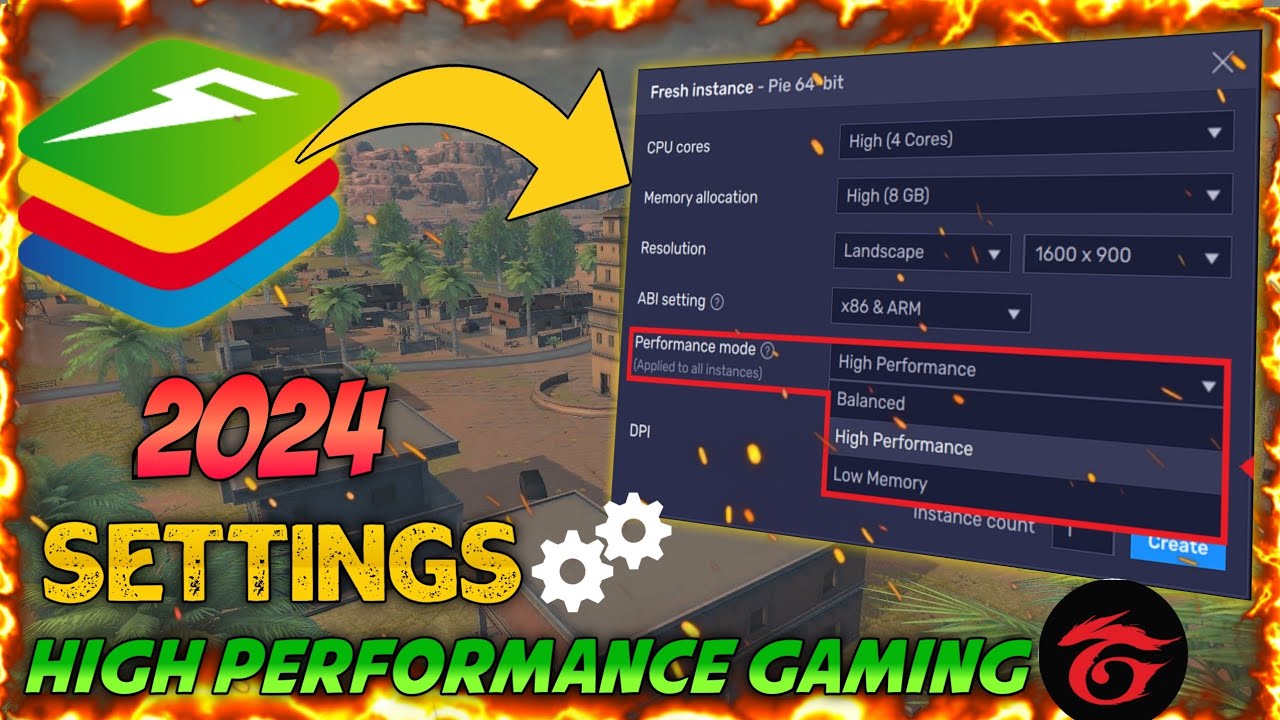 BEST HIGH PERFORMANCE GAMING SETTINGS IN PC | BLUESTACKS 5 - YouTube