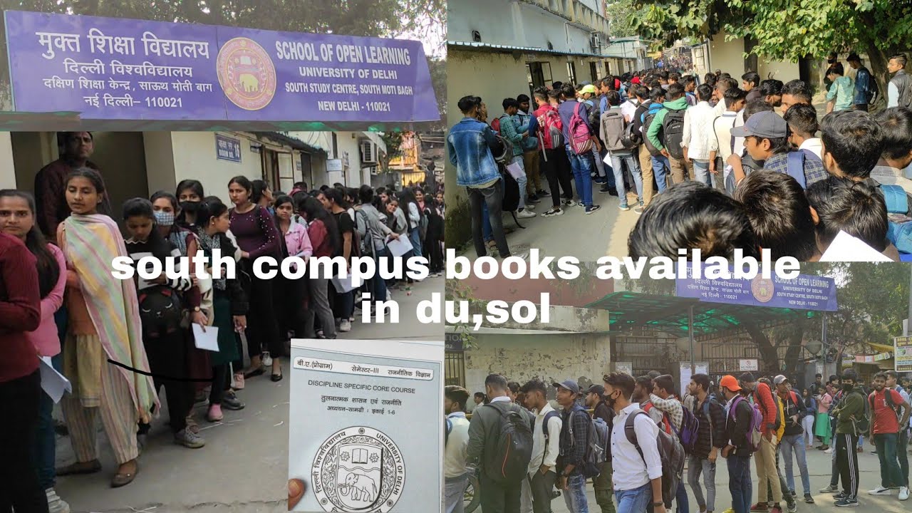 Du sol B. A programme books for available in South campus || delhi of ...