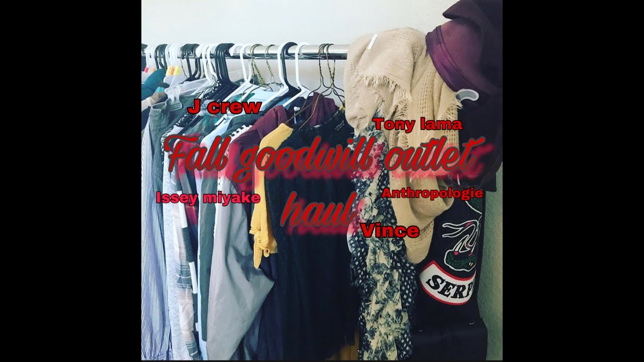 Fall fashion clothing haul from the goodwill outlet thrift store to ...