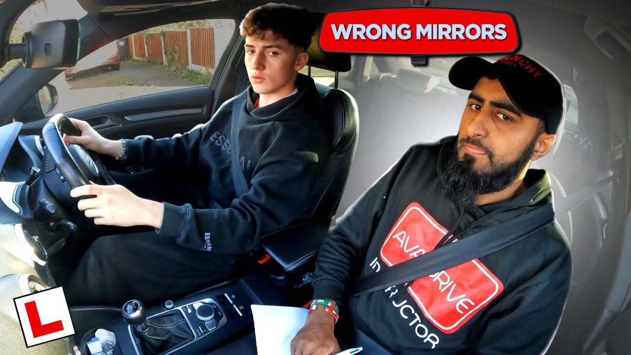 Checking The Wrong Mirrors : Driving Test Fail - YouTube