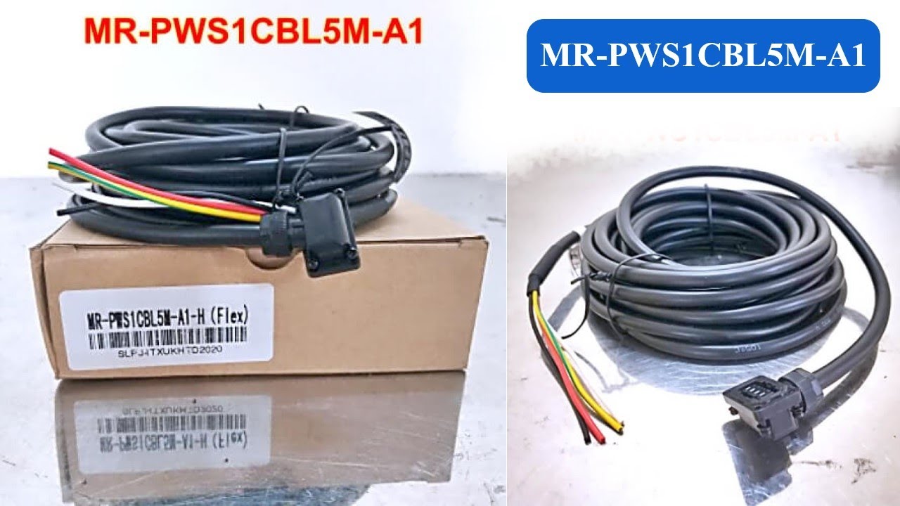 MR-EKCBL5M-H cáp encoder servo motor - YouTube