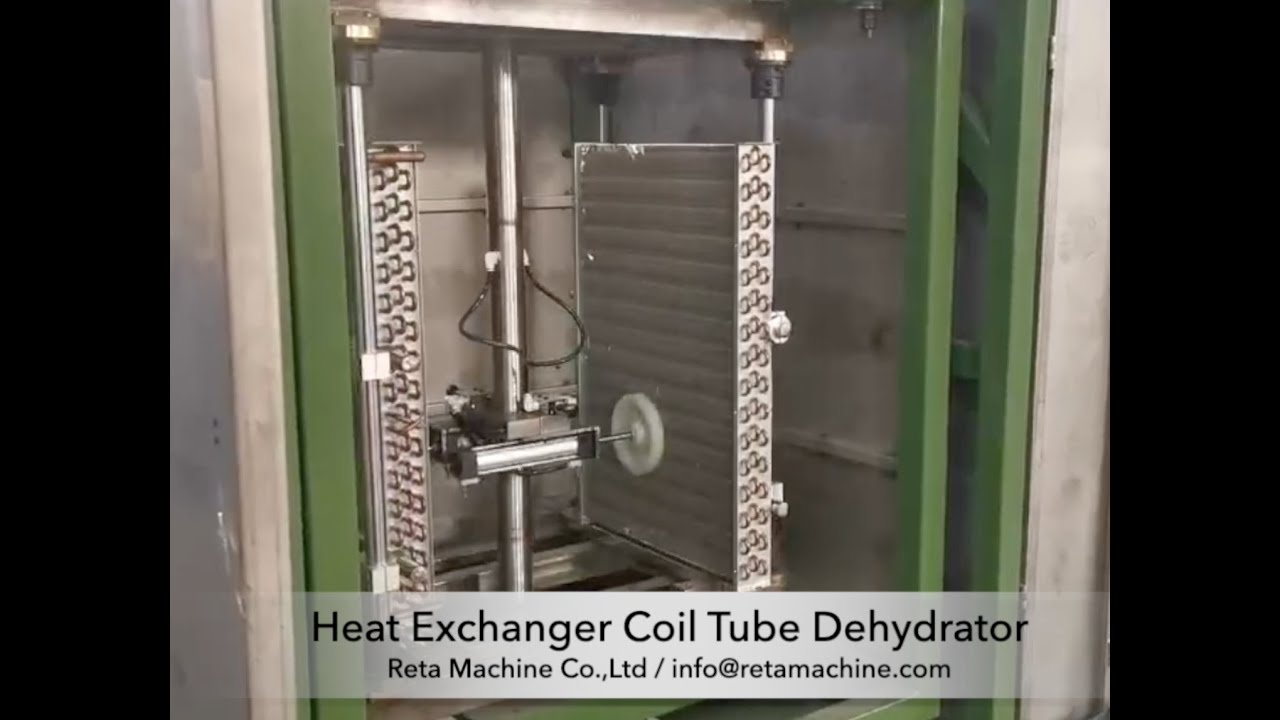 Heat Exchanger Coil Tube Dehydrator - YouTube