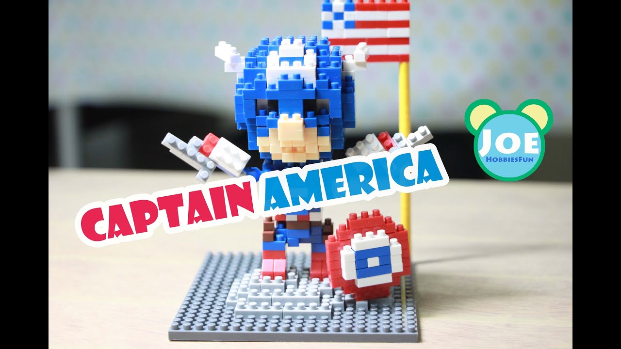 Captain America [Micro Block] Super Hero - YouTube