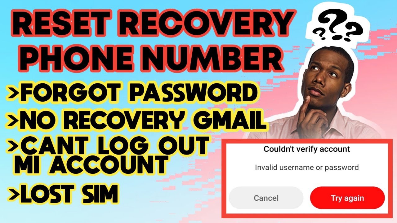 Reset Recovery phone number in Mi Account - YouTube