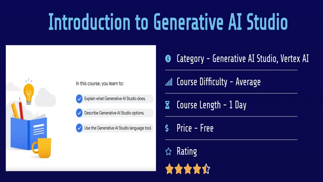 Introduction to Generative AI Studio : A Free Course from Google Cloud ...