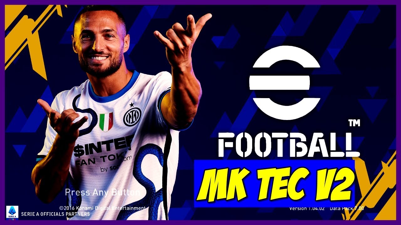 Testando o Efootball 2022 de PS2 ! Mk Tec! V2 Com graficos Incriveis ...