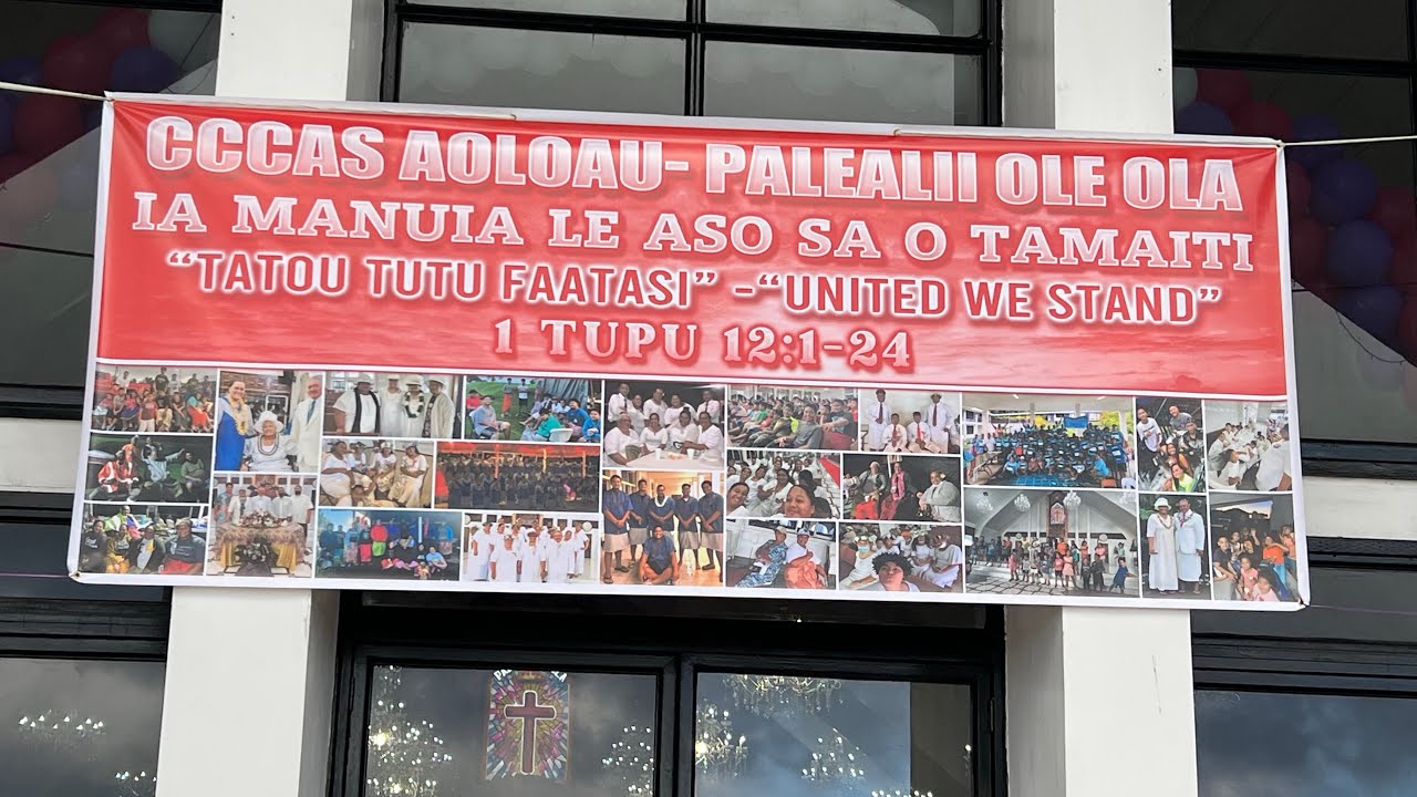 CCCAS Aoloau Palealii ole Ola White Sunday Program 2022 - YouTube