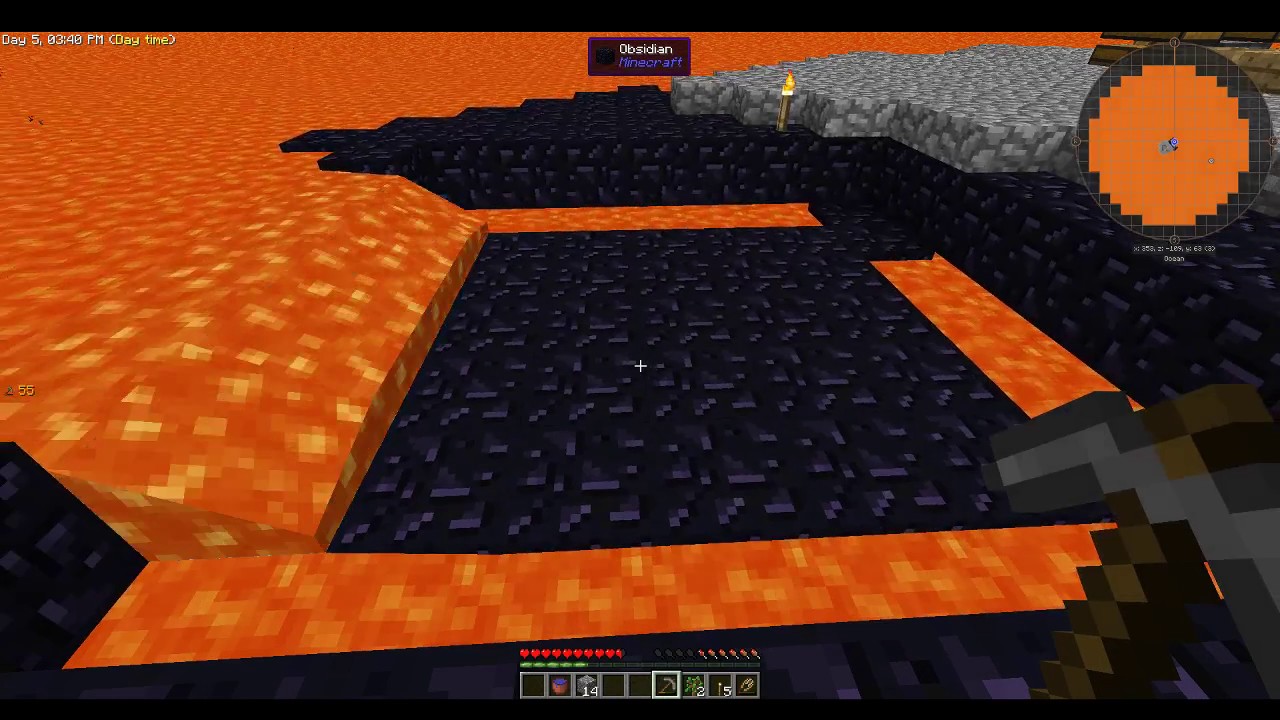 Minecraft - The Floor is Lava- setting up a farm (sky factory alternate ...