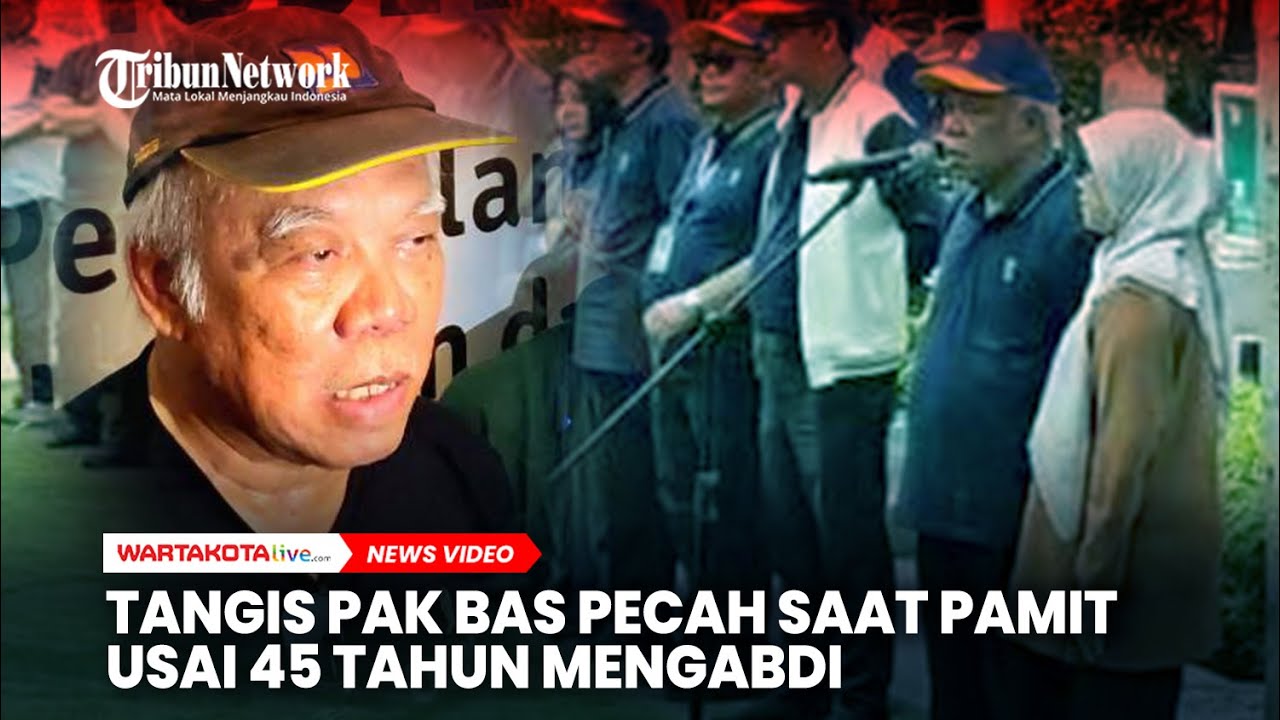 Tangis Pak Bas Pecah Saat Pamit Usai 45 Tahun Mengabdi di Kementerian ...
