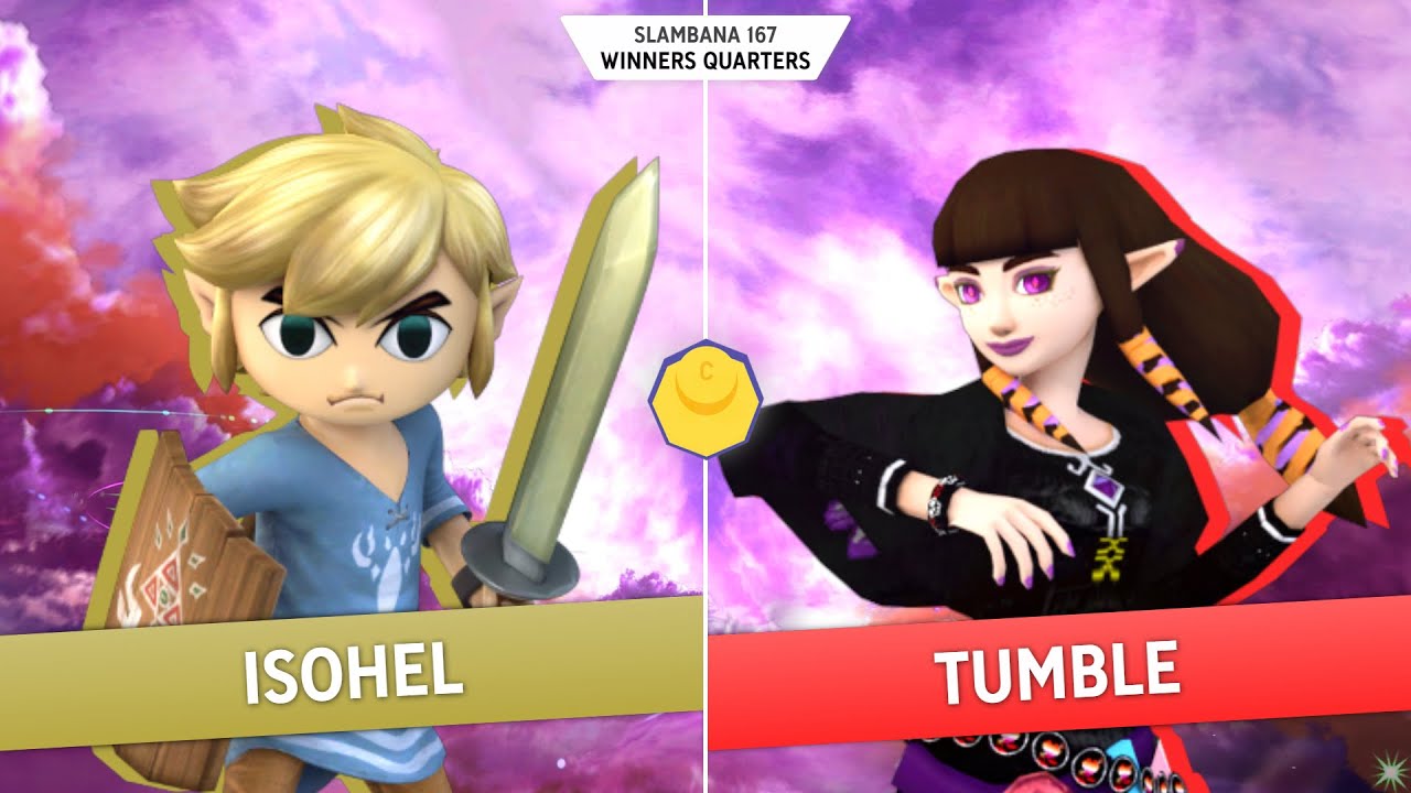isohel (Toon Link) vs Tumble (Zelda) - Slambana 167 - Winners Quarters ...