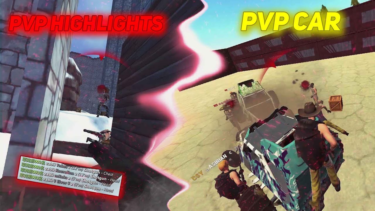 ⚡Hurtworld v1⚡| 🚗 PVP CAR 🚗 | PVP Highlights | #2 | W /CSY - YouTube