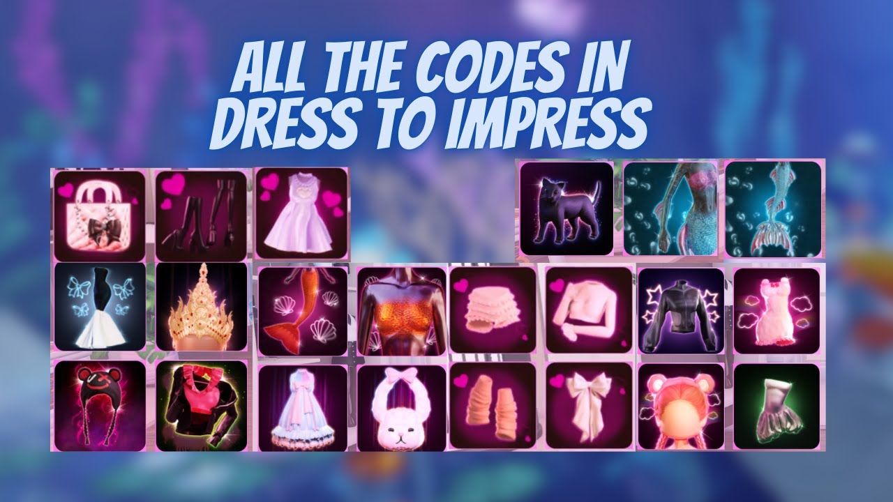 ALL CODES IN DRESS TO IMPRESS [UPDATED]⭐#roblox #dresstoimpress #codes ...