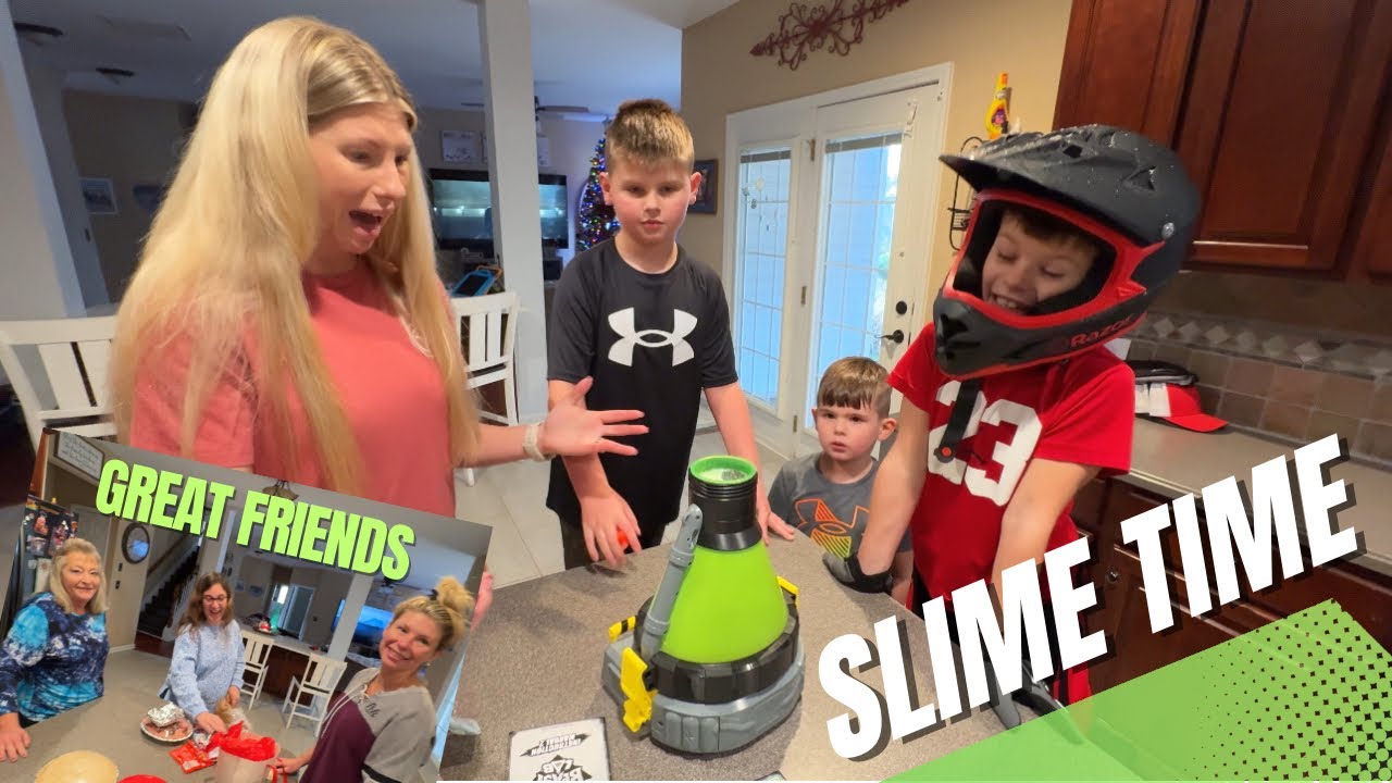 Day After Christmas SLIME TIME !! Spontaneous visit by some great ...