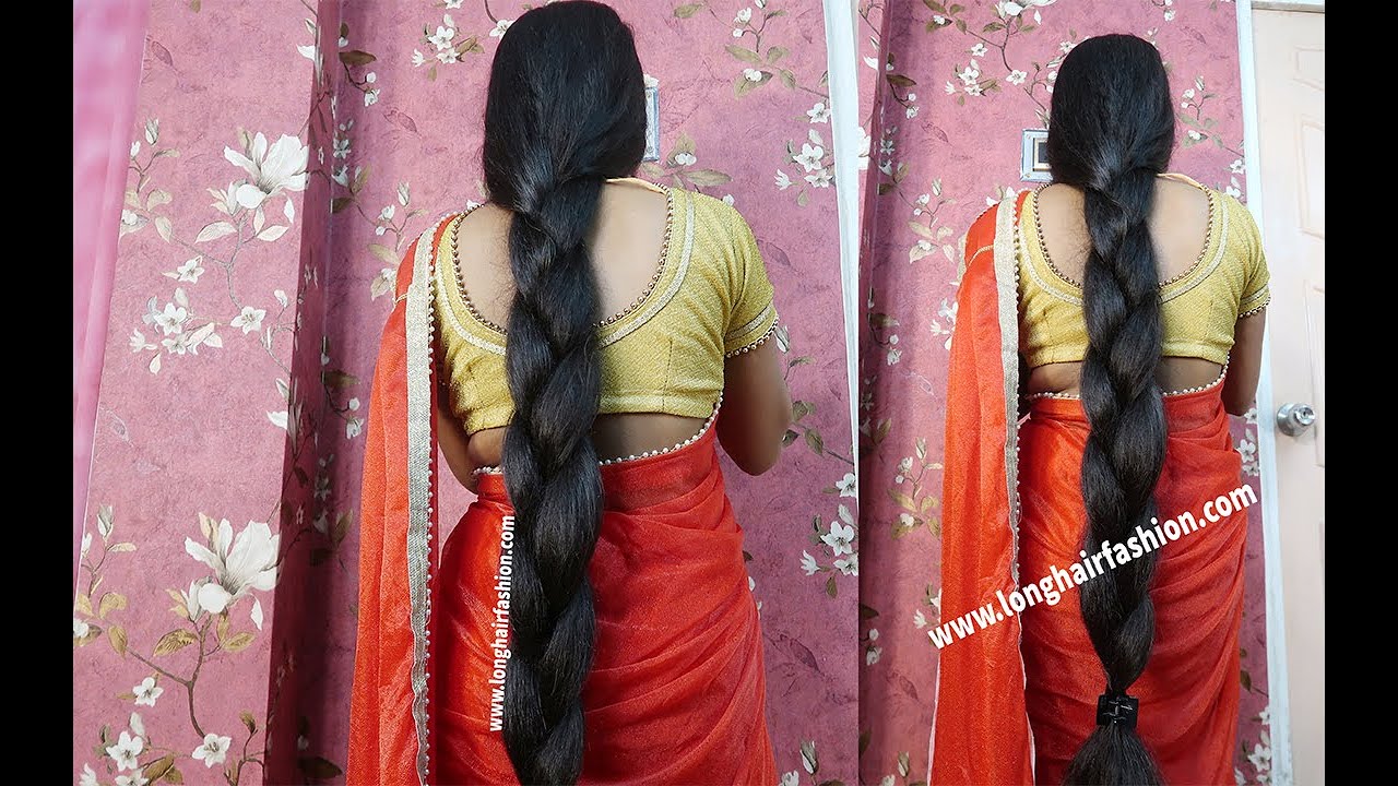 Muscular Braid with Healthy Hair |Wedding Braid Hairstyle | Easy ...