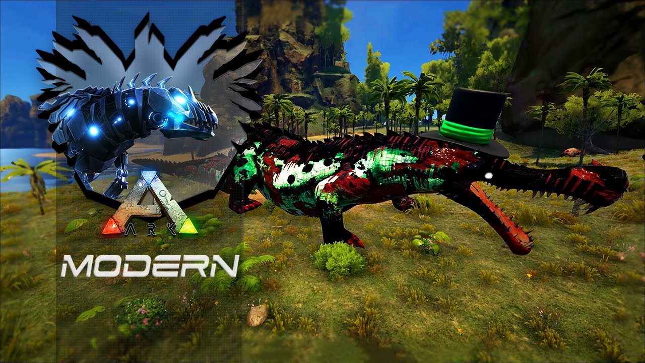 ARK Mods The Center T2EP55 - Missão Raidamos o Boss Sarco! - YouTube