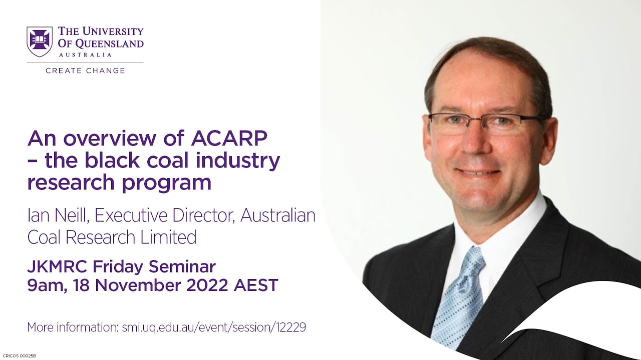 An overview of ACARP: the black coal industry research program – Ian ...