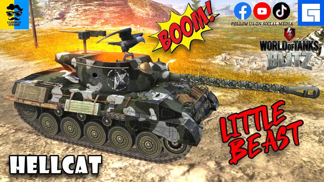 Hellcat 7k Dmg 11 Kills 🔥 Burning Games Wot Blitz Gameplay
