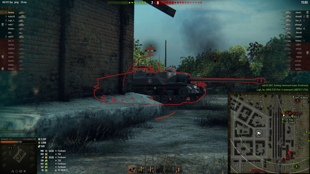 World of Tanks Is5, ace tanker, high caliber - YouTube