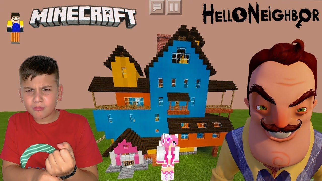 Ο Γείτονας ΤΡΟΛΑΡΕΙ το Noobaki στο Minecraft - YouTube