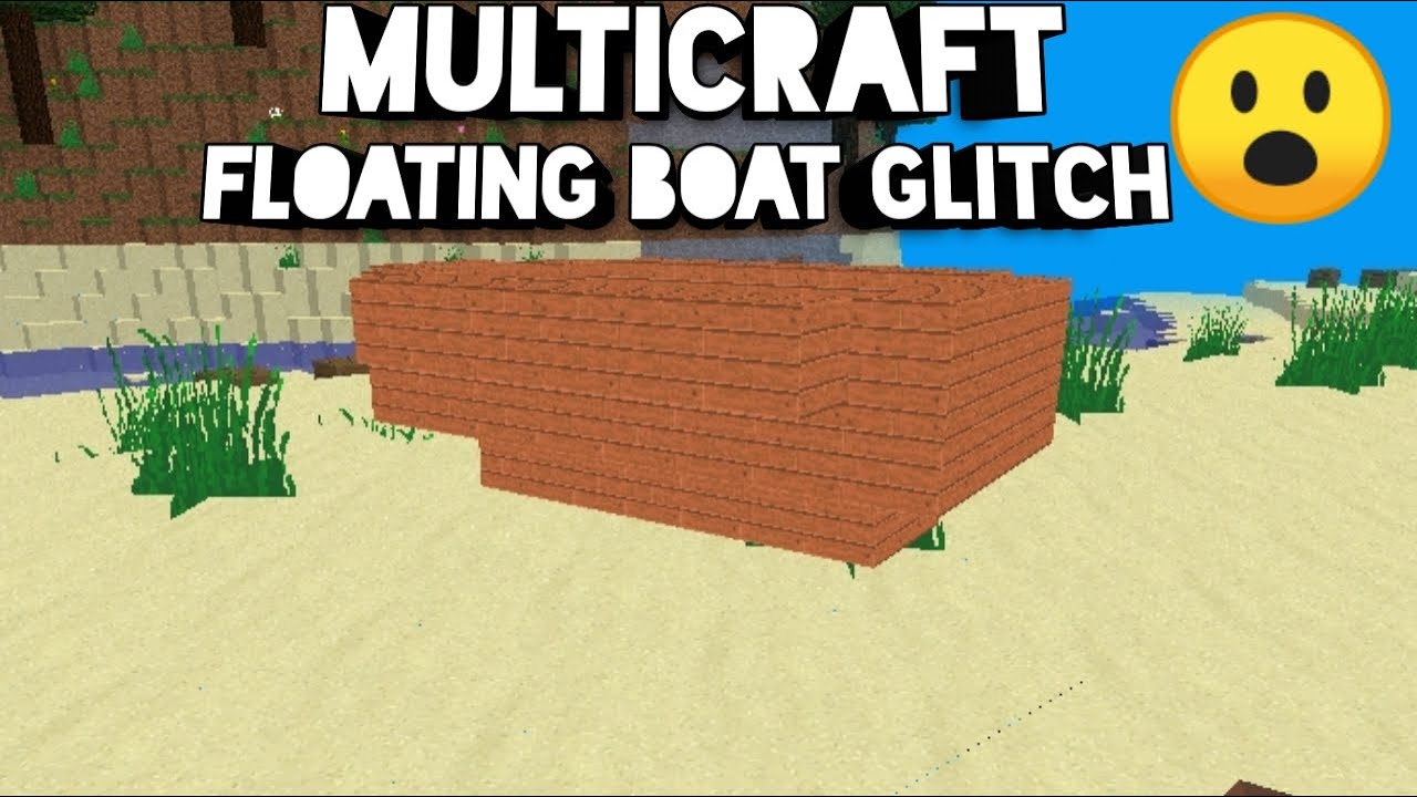 Floating boat glitch |MULTICRAFT TIPS AND TRICKS| - YouTube