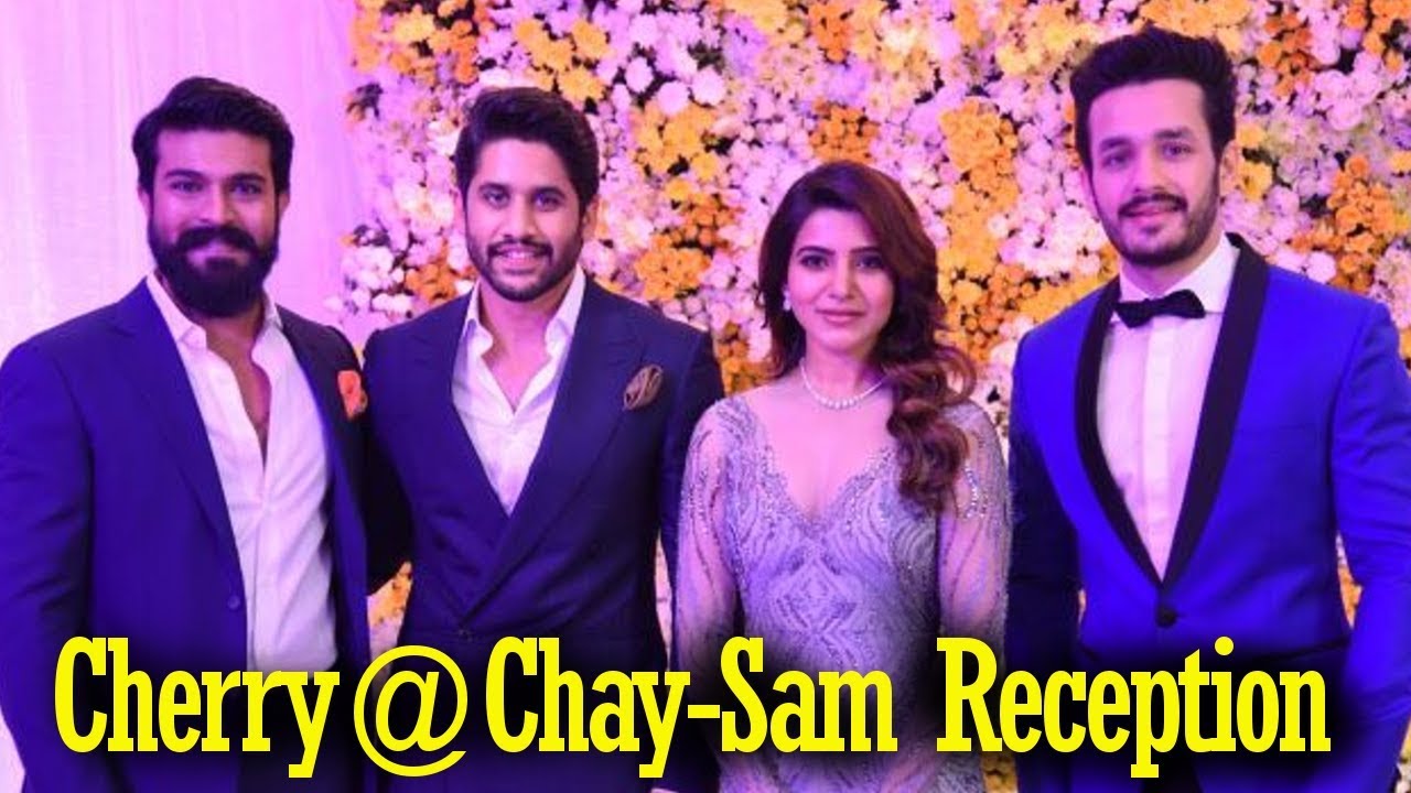 Ram Charan at Chay Sam Reception Video | Teluguz TV - YouTube