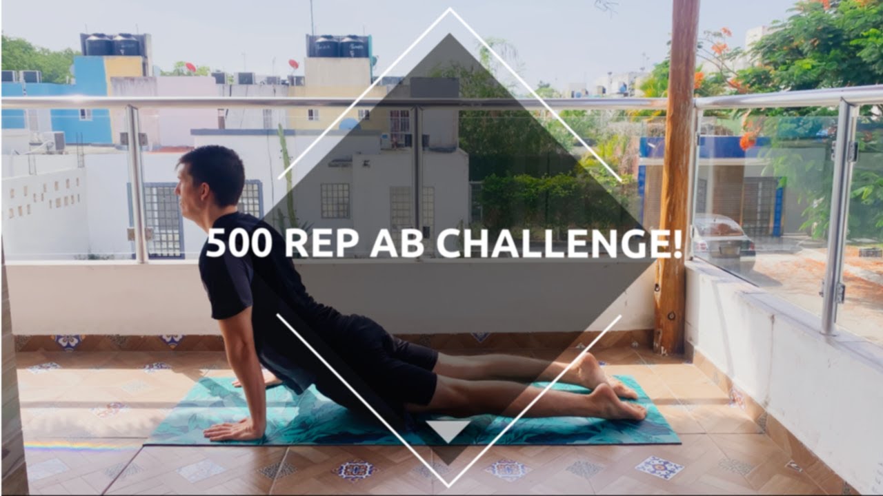 500 REP AB CHALLENGE | Total Ab Workout for Fat Burning & Core ...