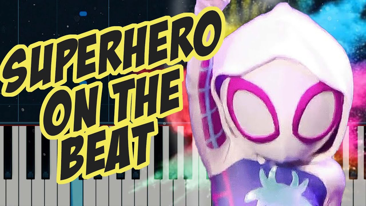 Super Hero On the Beat! Marvel’s Spidey and His Amazing Friends | Piano ...