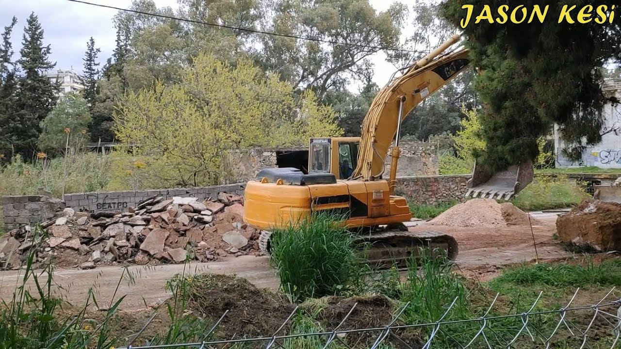 'Εργα για το γήπεδο της ΑΕΚ 7/04/2020 - Υπογειοποίηση (Part1) - YouTube