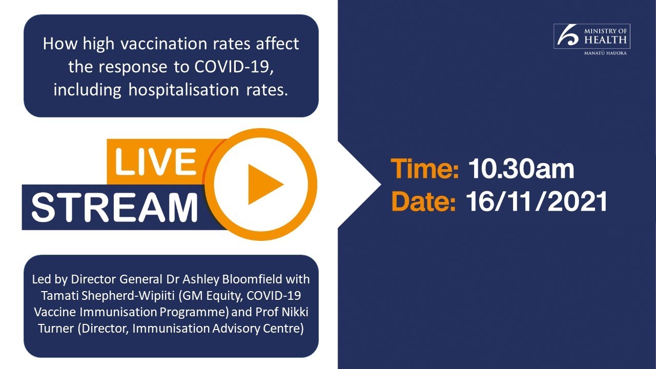 Ministry of Health COVID-19- media briefing 16 November 2021 - YouTube