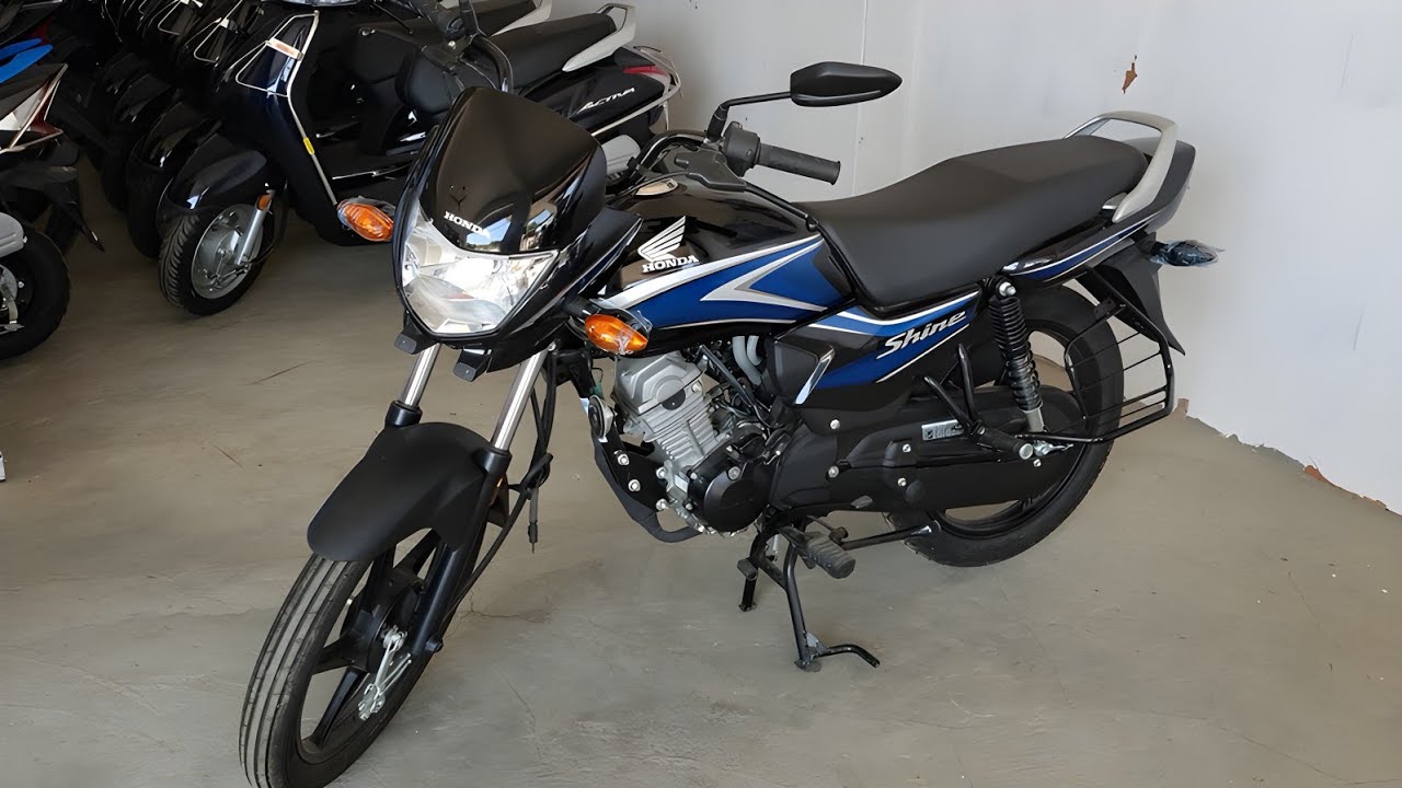 Honda Shine 100cc 2024♥️♥️|Honda Shine 2024|Blue Colour| - YouTube