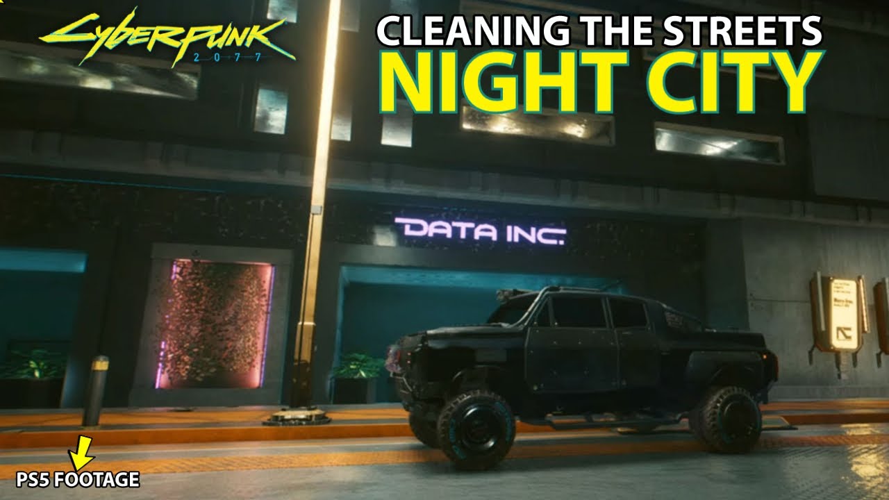 Cleaning The Streets of Night City in Cyberpunk 2077 - YouTube