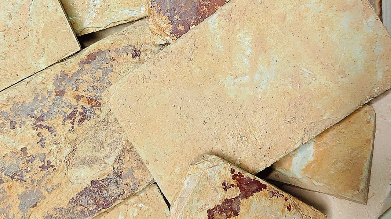 💥Overnight Thick Brown and yellow Coated White Slate Bar || (Shale ...