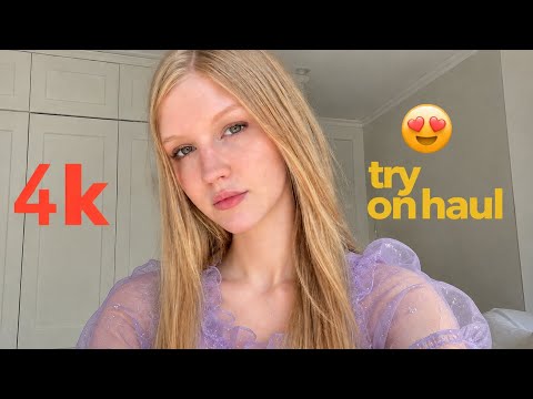4K Shein Transparent Try On Haul | Transparent Lingerie & Micro Bikini Try-On Haul With Me 
