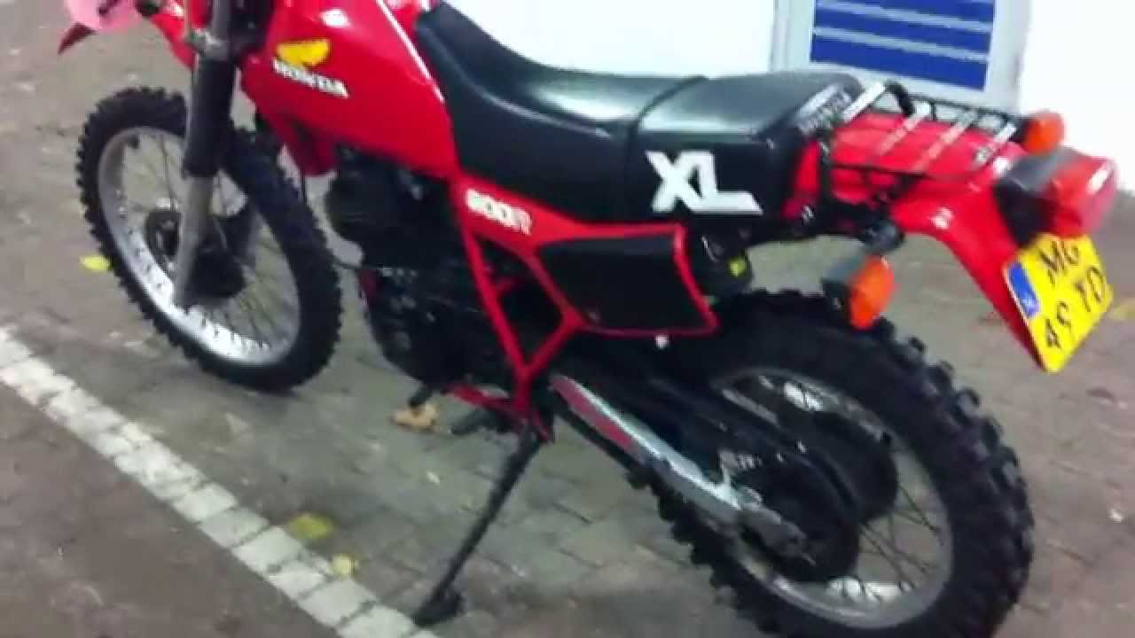 HONDA XL 600 R 1986 - YouTube