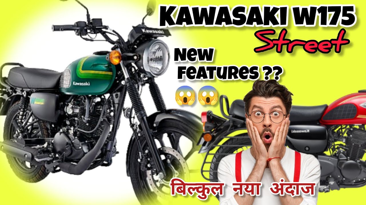 Kawasaki W175 Street , New Retro classic model, Bigger Updates 😱😱 - YouTube