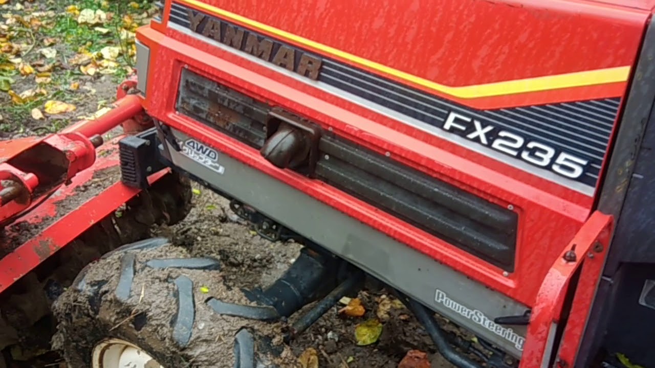 Yanmar FX235 pornire la rece 2° C - YouTube