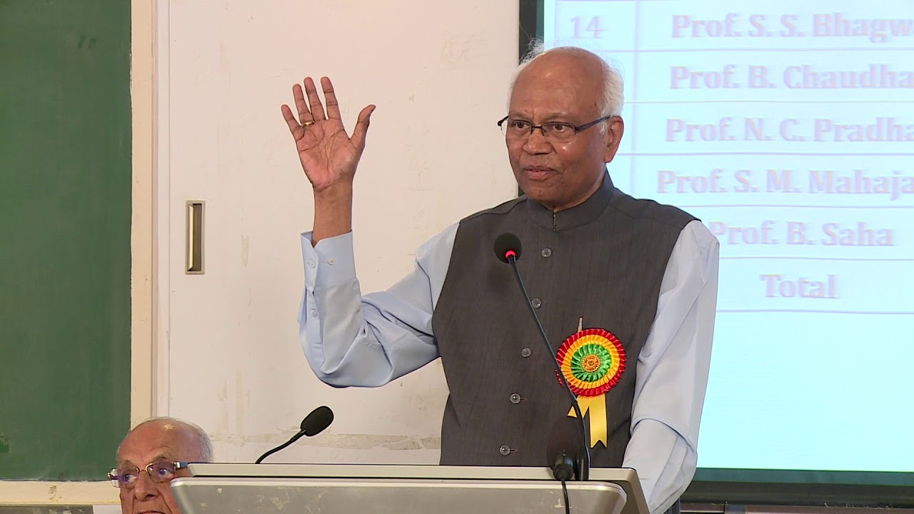 Birthday Celebration of Prof. M. M. Sharma: 08 Talk by Dr. R. A ...