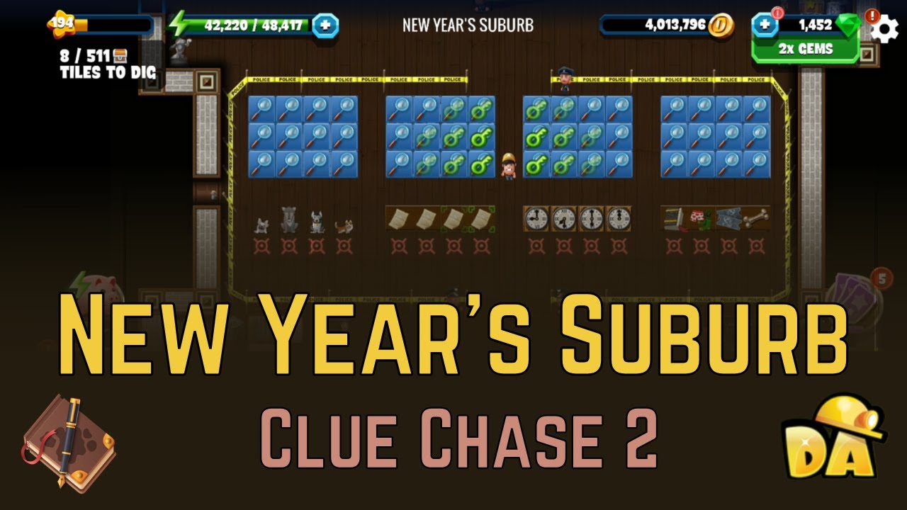 New Year's Suburb - #3 Clue Chase 2 - Diggy's Adventure - YouTube