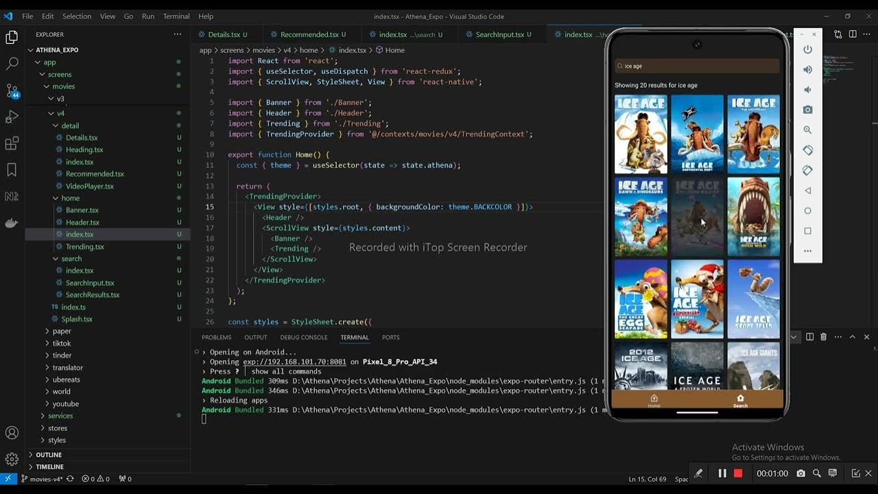 React Native Netflix Clone Application - YouTube