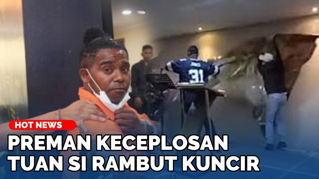 SI RAMBUT KUNCIR KECEPLOSAN Bubarkan Diskusi Kemang, Tuannya Bisa ...