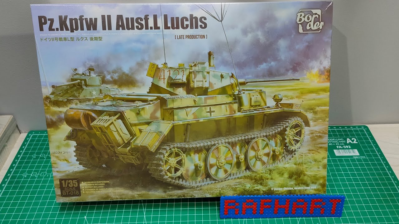 Panzer II Ausf.L Luchs 1:35 Border inbox 4k - YouTube