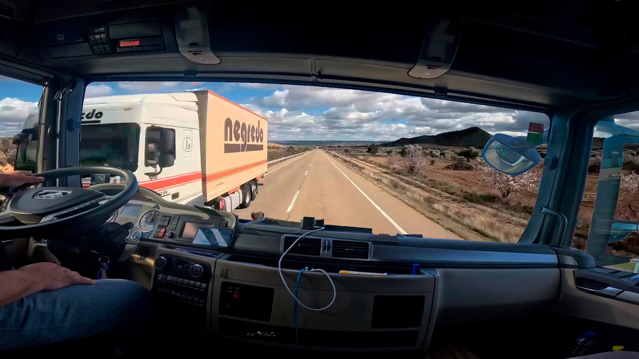 MAN Truck TGX (Interior) Cabin View Driving - YouTube