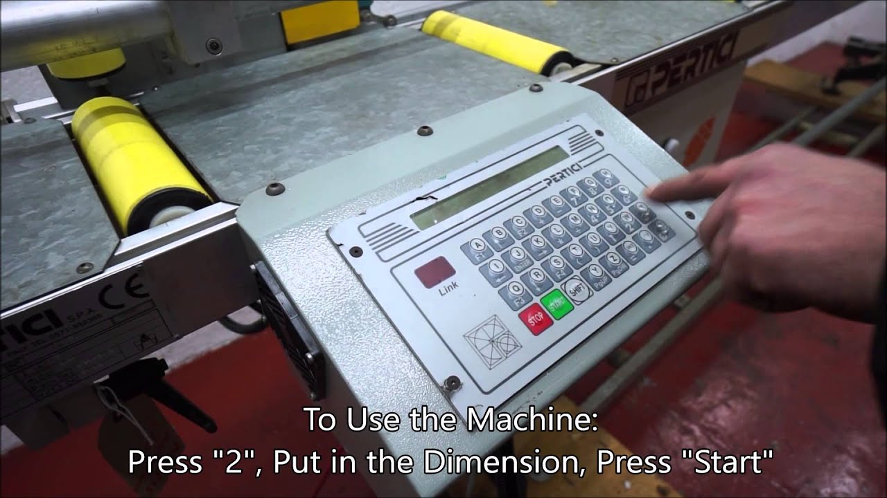 Pertici Visual ES Length Stop - Window Machinery Search - YouTube