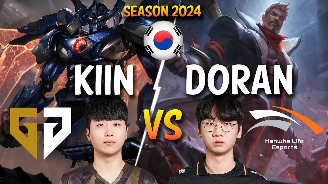 GEN Kiin vs HLE Doran - Kiin AATROX vs Doran JAYCE Top - Patch 14.7 KR ...