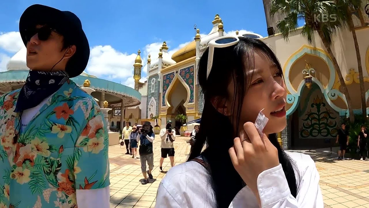 지금부터 갈라진다! 팀으로 찢어져 각자 놀이기구 즐기기로 하는데 [배틀트립 2] | KBS 230812 방송 - YouTube