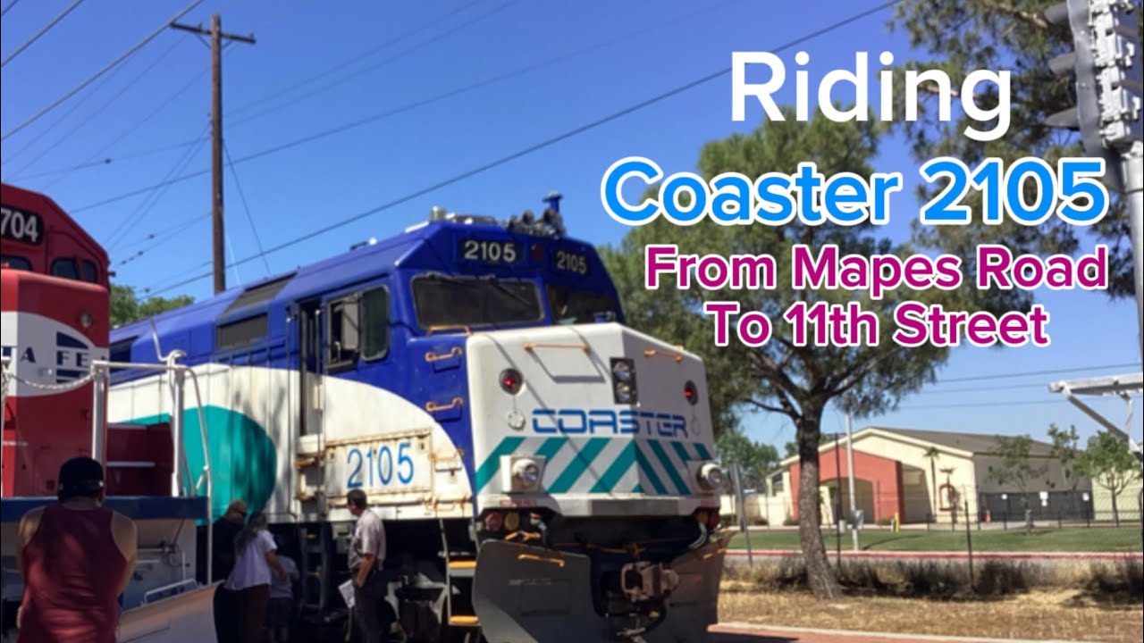 Riding Coaster 2105 at SCRM from Mapes Road to 11th Street - YouTube