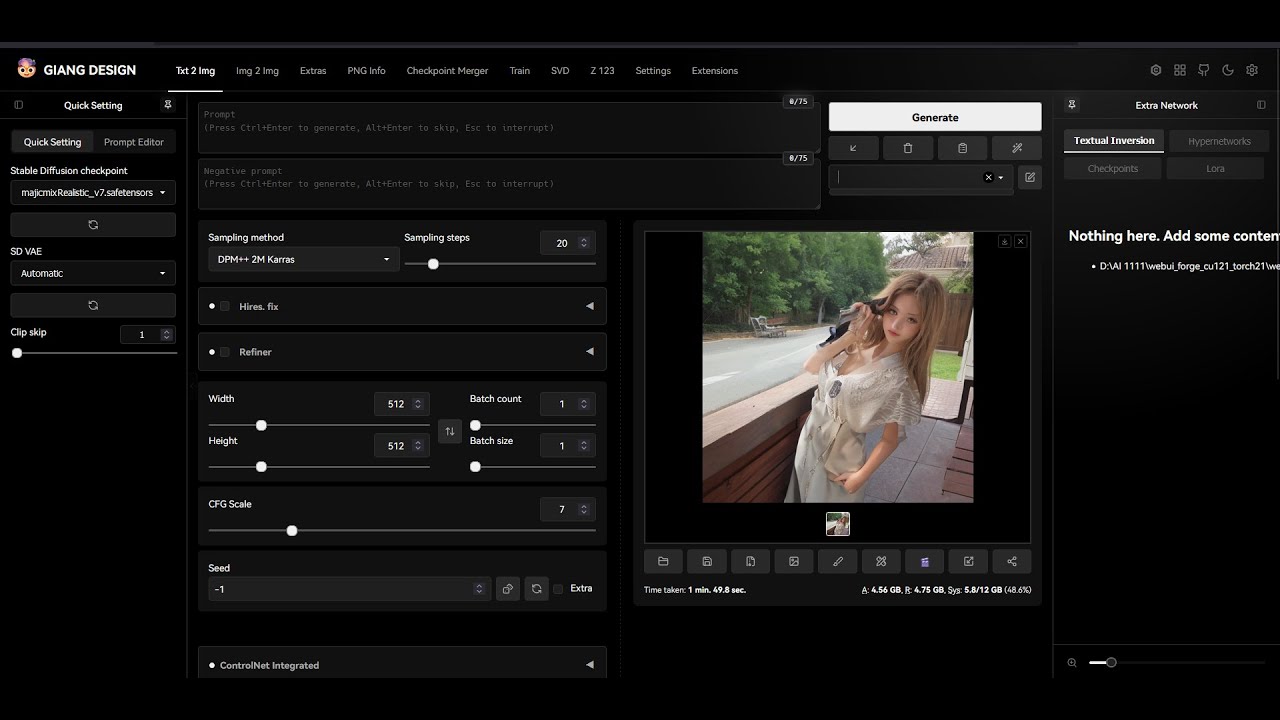 Cài đặt lobehub theme trên Stable Diffusion WebUI - YouTube