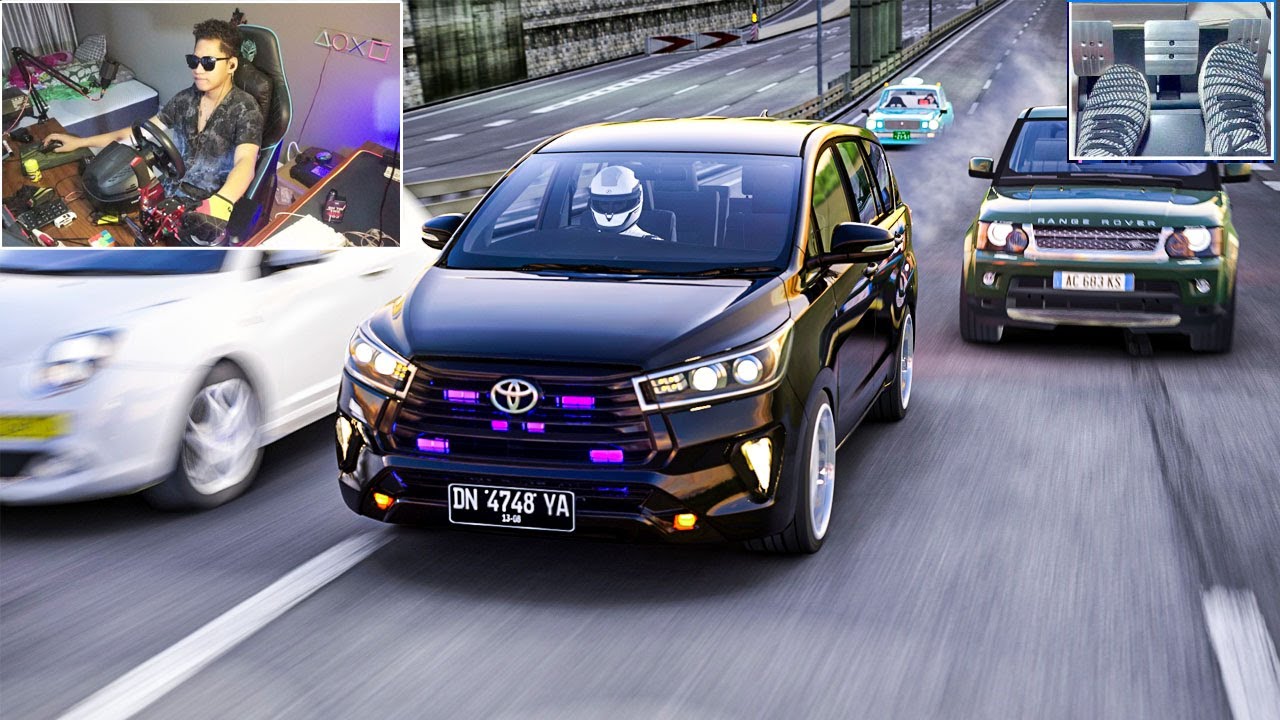 TOYOTA INNOVA DIESEL STROBO + SIRINE | STEERING WHEEL + PEDAL CAM ...